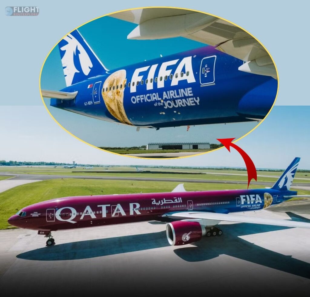Fresh From The Paint Shop, Qatar Airways’ New FIFA World Cup Livery 777 ...